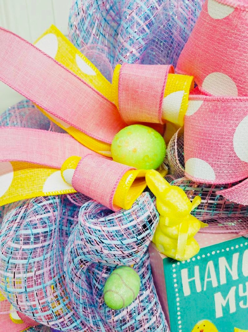 Easter Front Door Wreath Easter Chick Wreath - Etsy