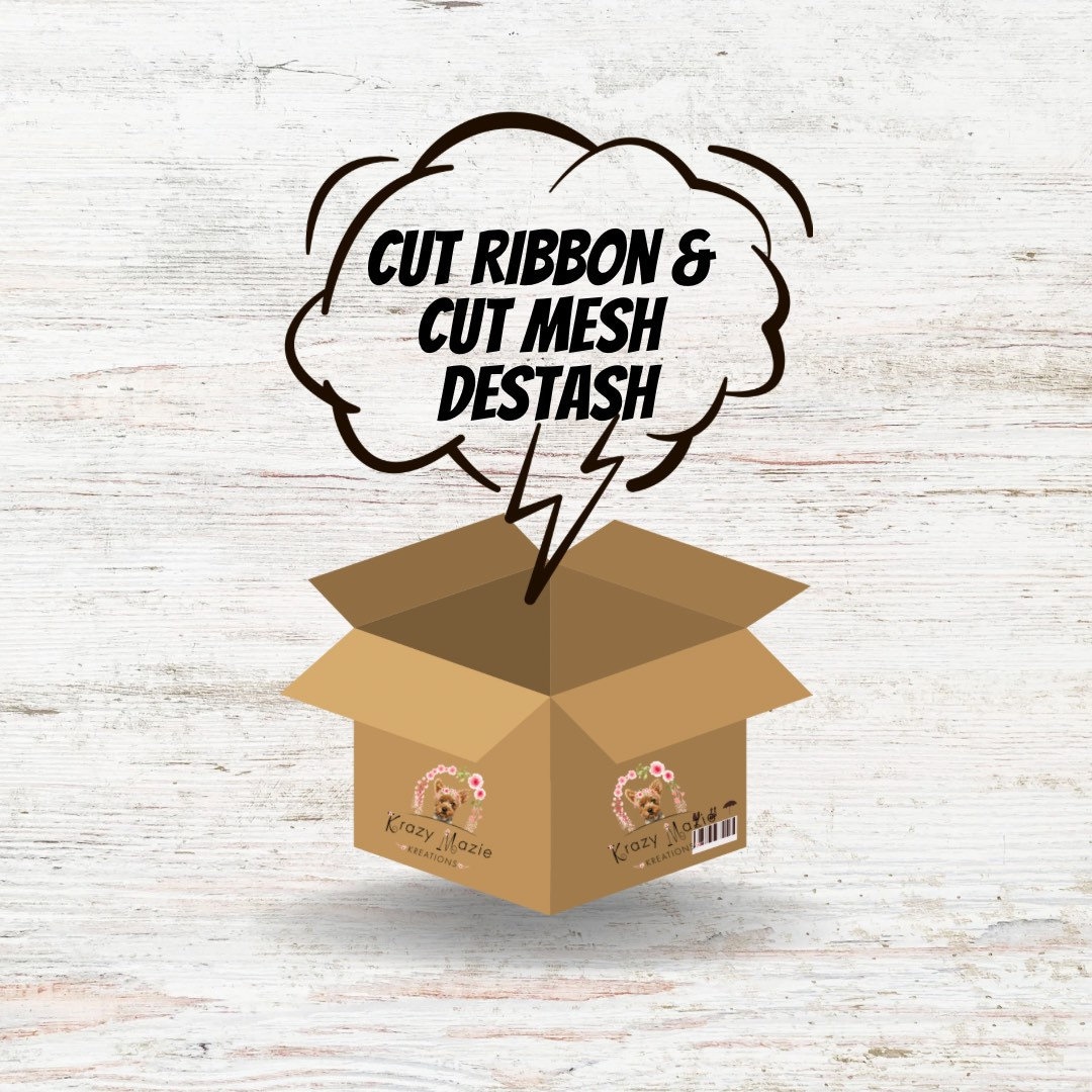 Open Rolls of Ribbon Destash Boxes. - Etsy