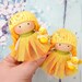 Chickabiddy Small Doll Chicken Doll Nestling Little Doll Moppet Poult ...