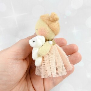 Little Doll Tiny Doll Dollhouse Handmade Gift Fabric Doll Small Toy Rag ...
