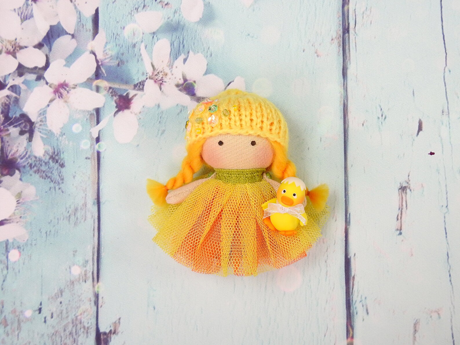 Chickabiddy Small Doll Chicken Doll Nestling Little Doll - Etsy