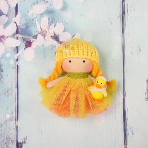 Chickabiddy Small Doll Chicken Doll Nestling Little Doll Moppet Poult ...