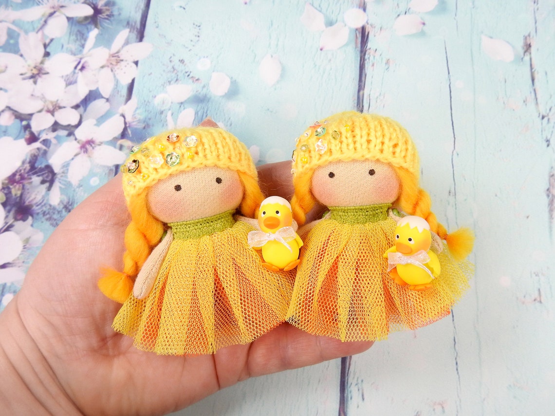 Chickabiddy Small Doll Chicken Doll Nestling Little Doll - Etsy