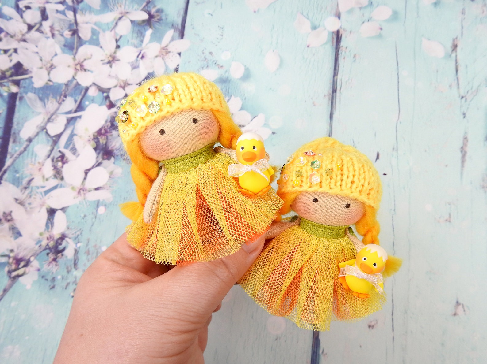 Chickabiddy Small Doll Chicken Doll Nestling Little Doll - Etsy