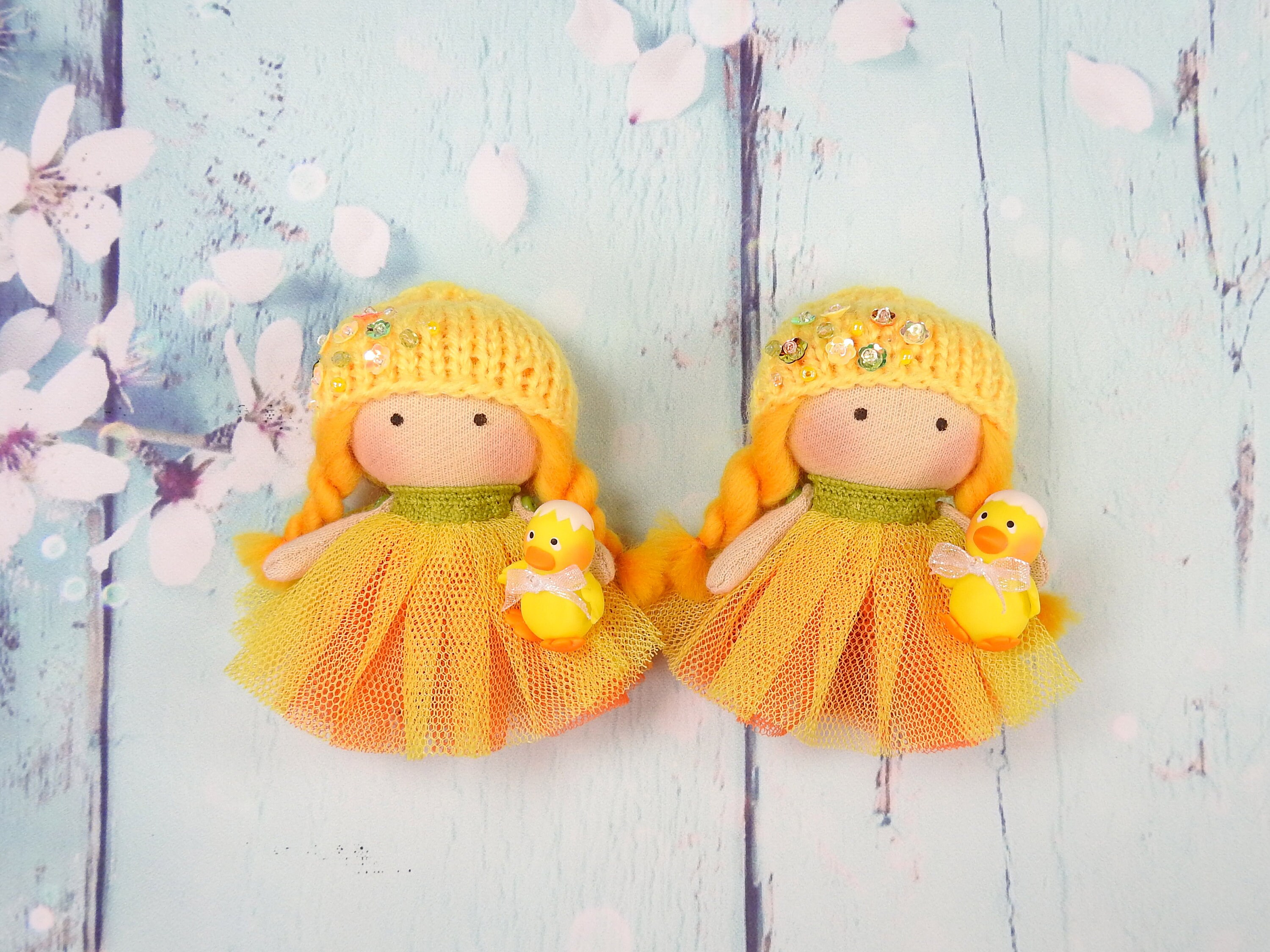 Chickabiddy Small Doll Chicken Doll Nestling Little Doll - Etsy