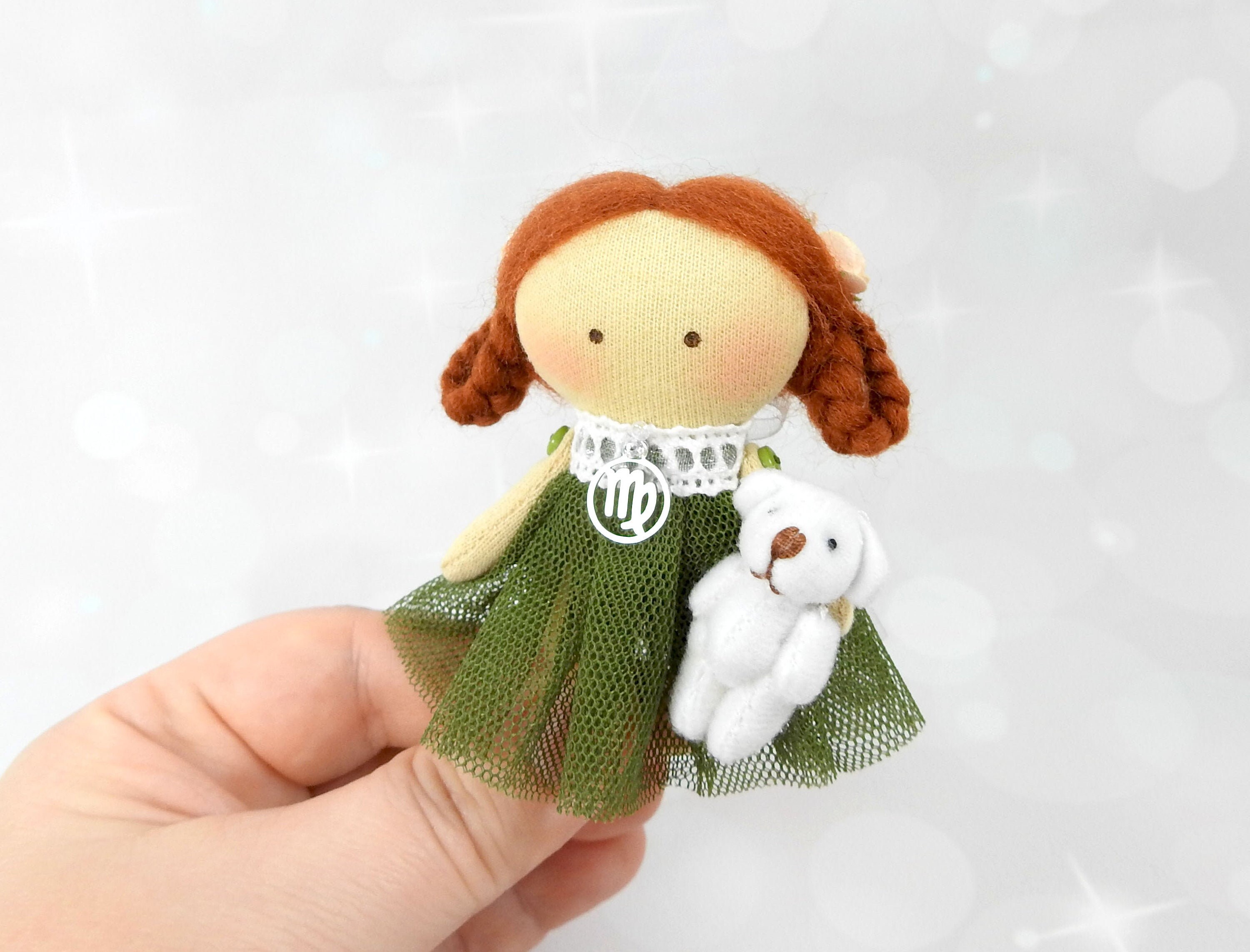 Art Dolls Art & Collectibles Zodiac signs Birthday gift Moppet ...