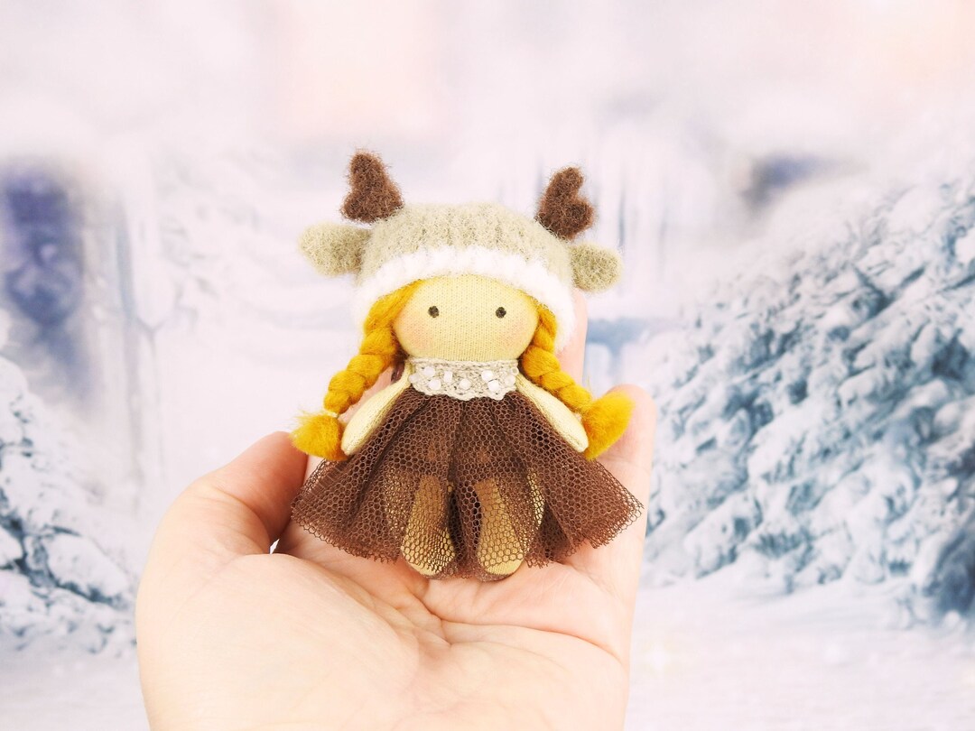 Deer Doll Pocket Doll Little Doll Cute Doll Little Deer Beautiful Doll ...