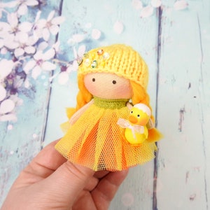 Chickabiddy Small Doll Chicken Doll Nestling Little Doll Moppet Poult ...