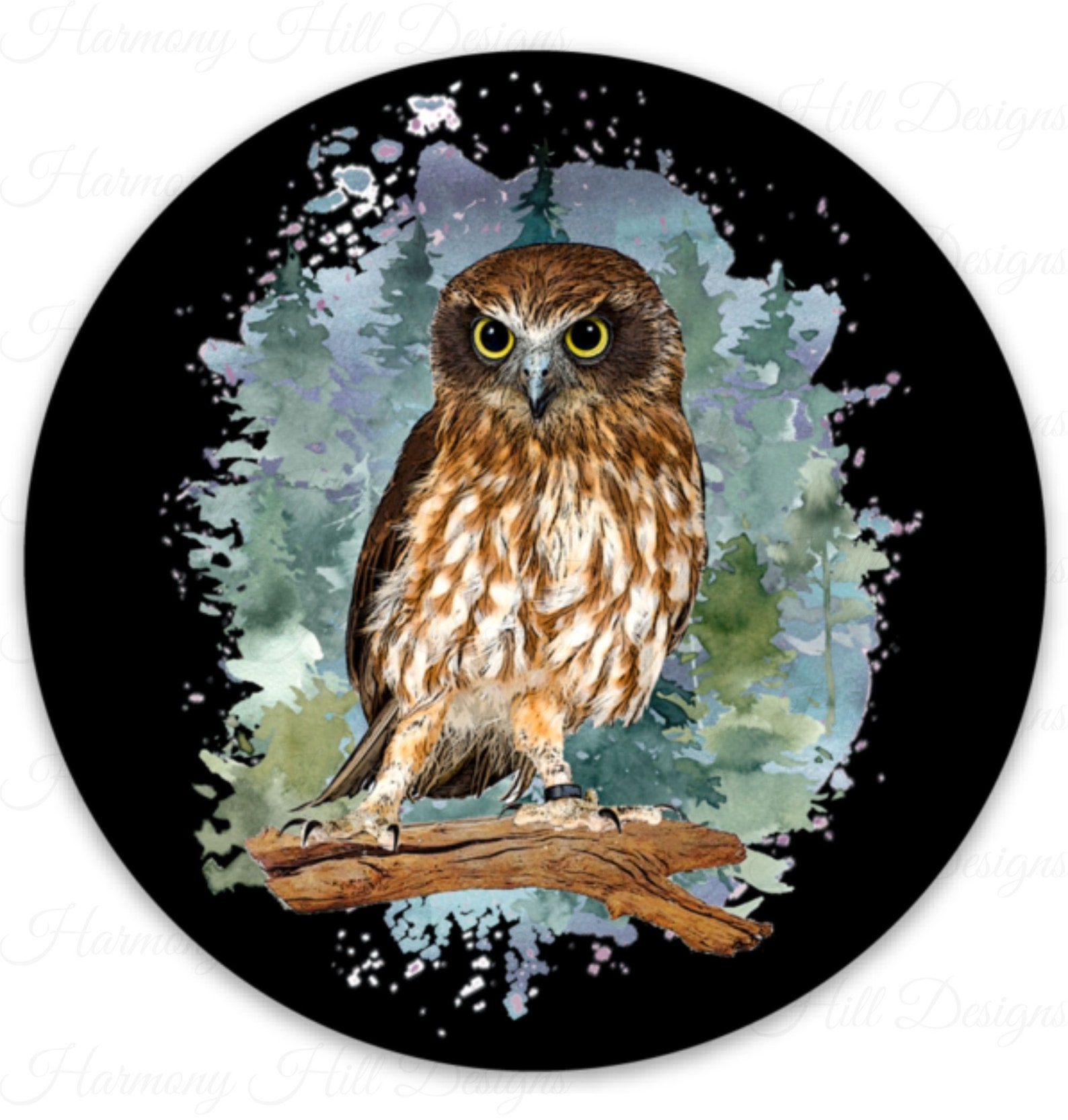 Owl Sticker Owl Vinyl Sticker Owl Decal Owl Lover Owl - Etsy