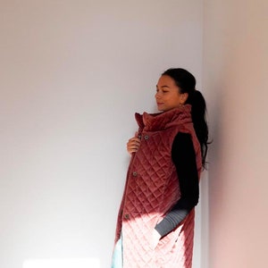 PDF Sewing Pattern – Women’s Long Vest AURORA (sizes 32 – 60) - Etsy