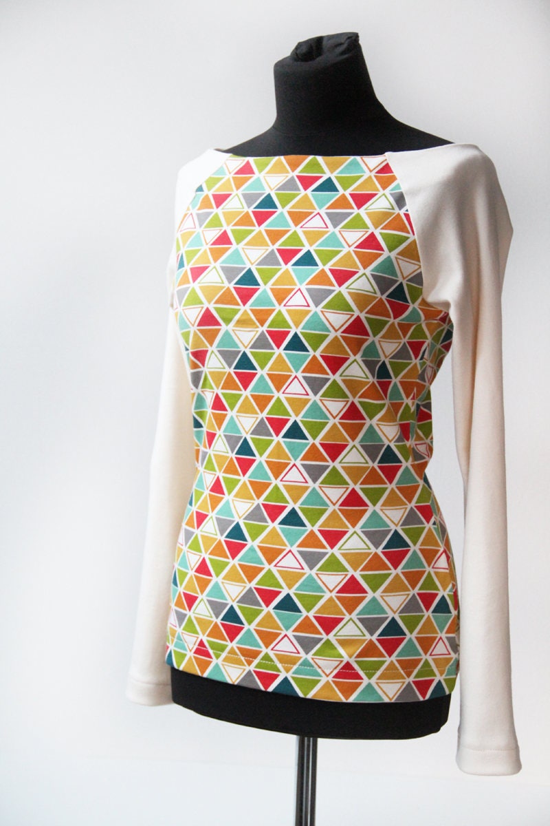 PDF Sewing Pattern – Women's Raglan T-shirt JACKIE (sizes 32–52) - Etsy