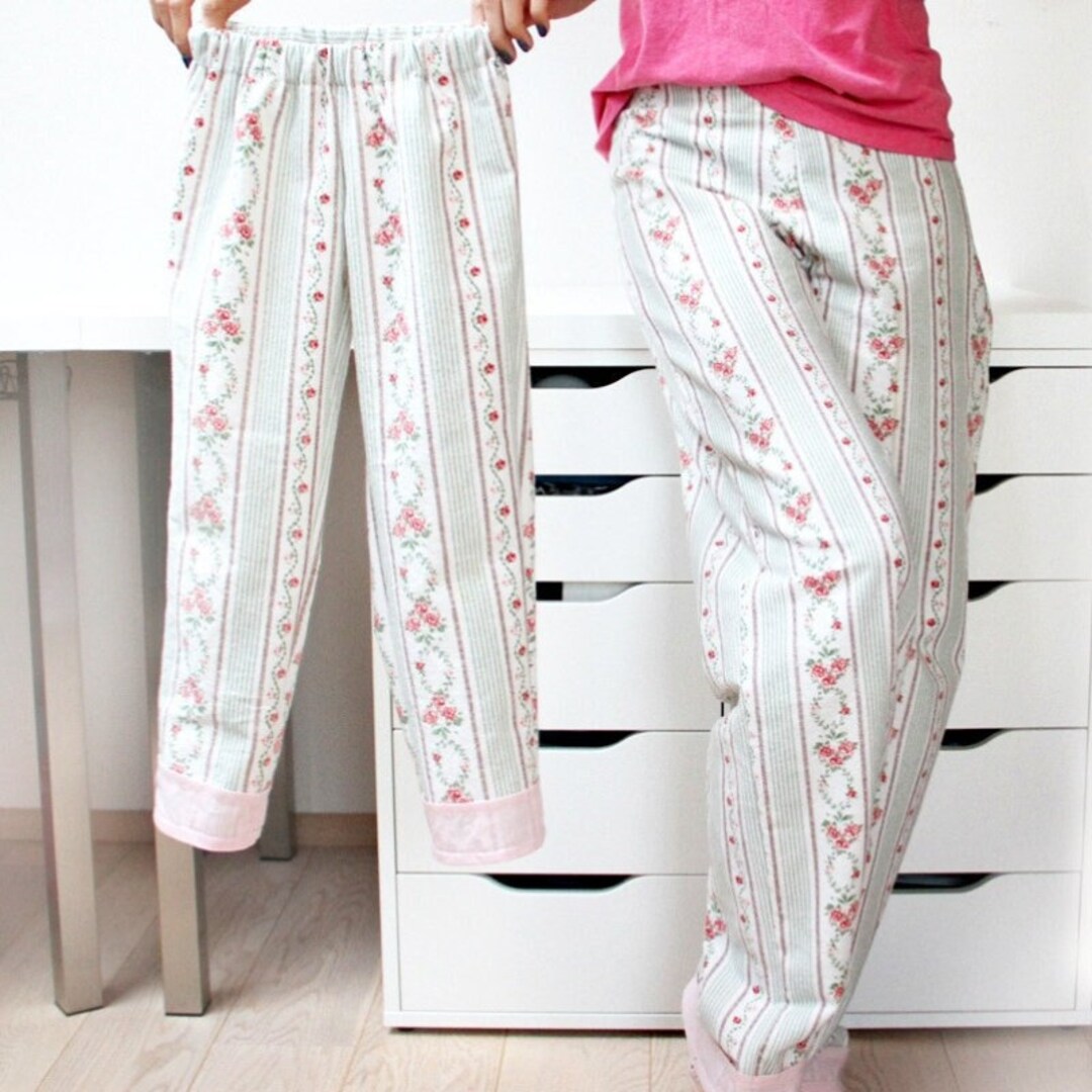 PDF Sewing Pattern Set - Pajama Pants NIGHTY NIGHT (women's, Men's and ...