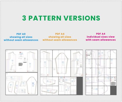 PDF Sewing Pattern – Women’s Dress BASIC (sizes 32–60) - Etsy