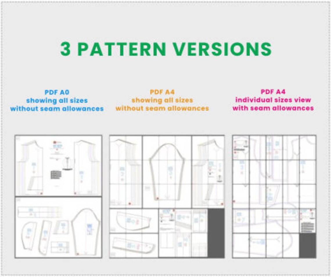 PDF Sewing Pattern - Children's Sweatpants FOREST (sizes 80–164) - Etsy