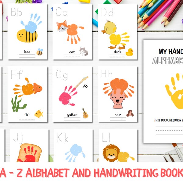 Handprint Art - Etsy