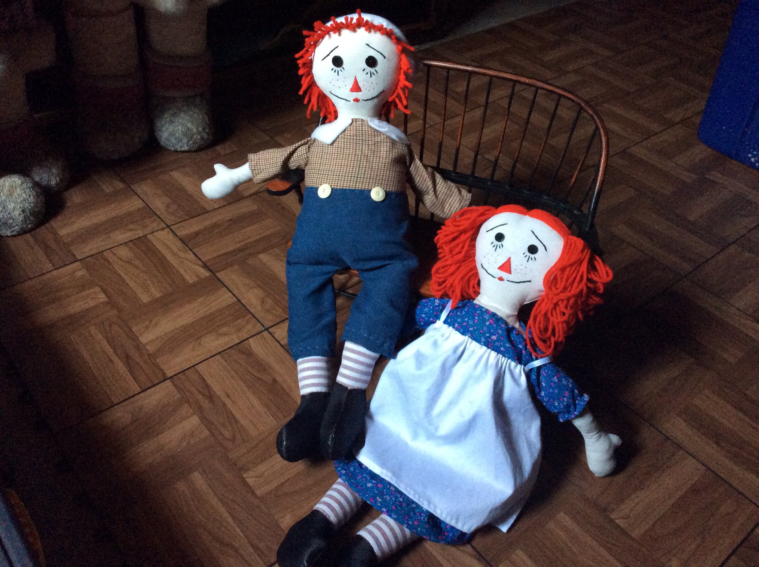 Customized Raggedy Ann and Andy Dolls, Brother/sister Dolls ...