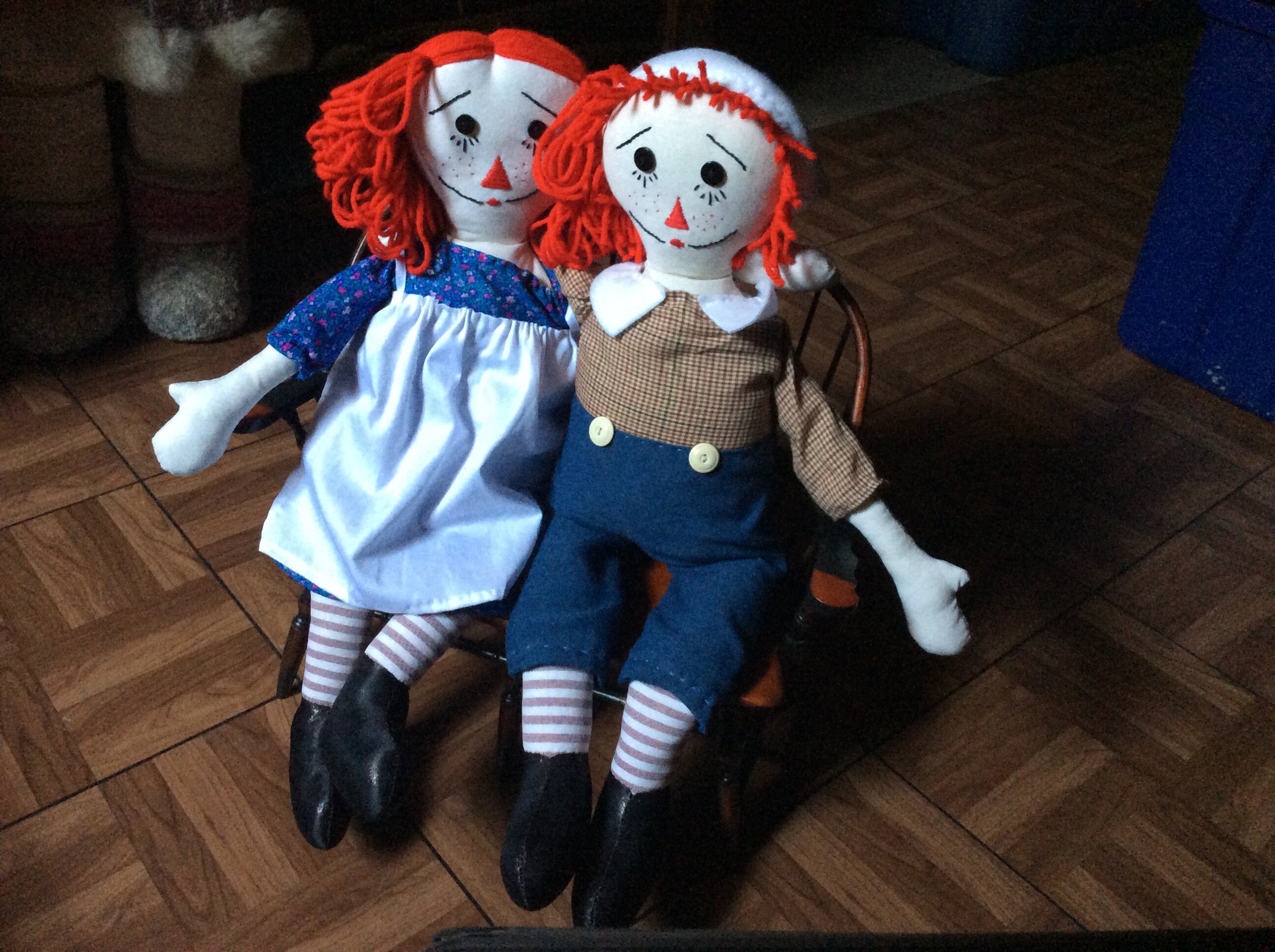 Customized Raggedy Ann and Andy Dolls, Brother/sister Dolls ...