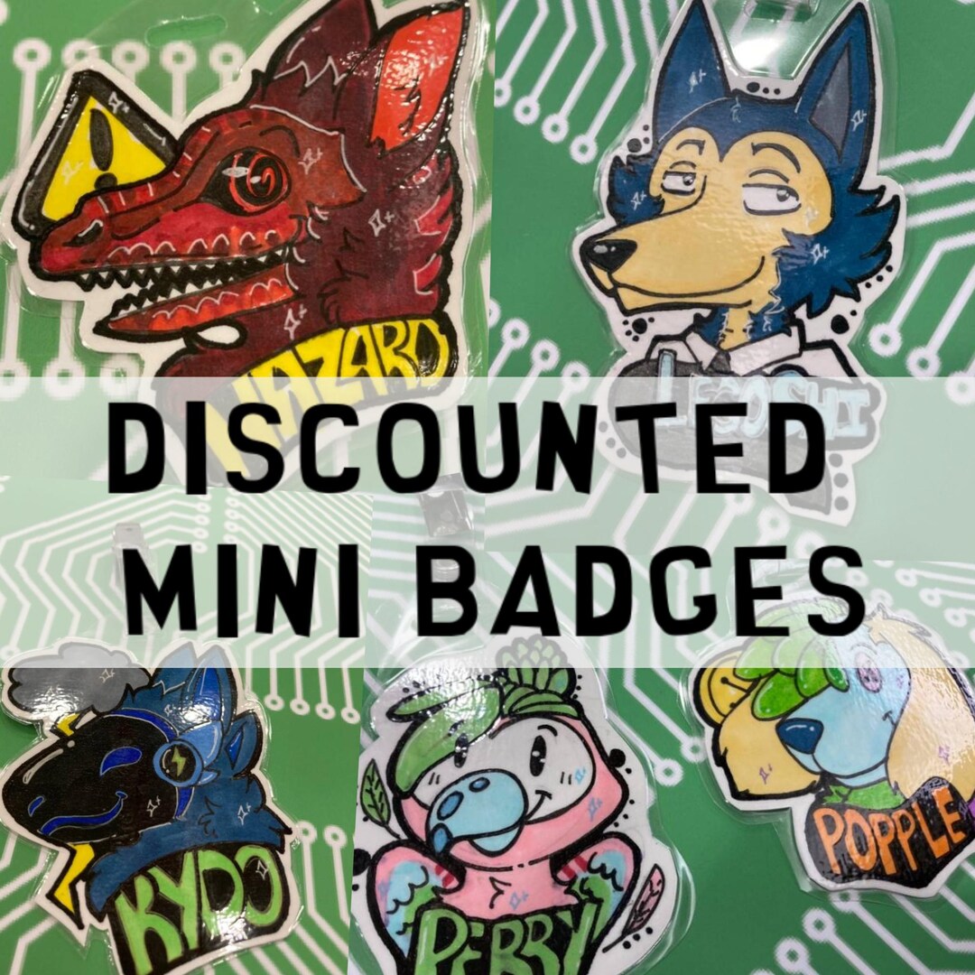 Maxies TRADITIONAL Fursuit Furry Badge Commissions DISCOUNTED - Etsy