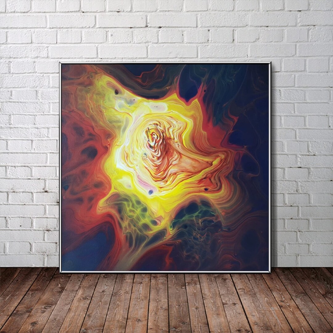 The Fire of Passion Painting on Canvas - Etsy