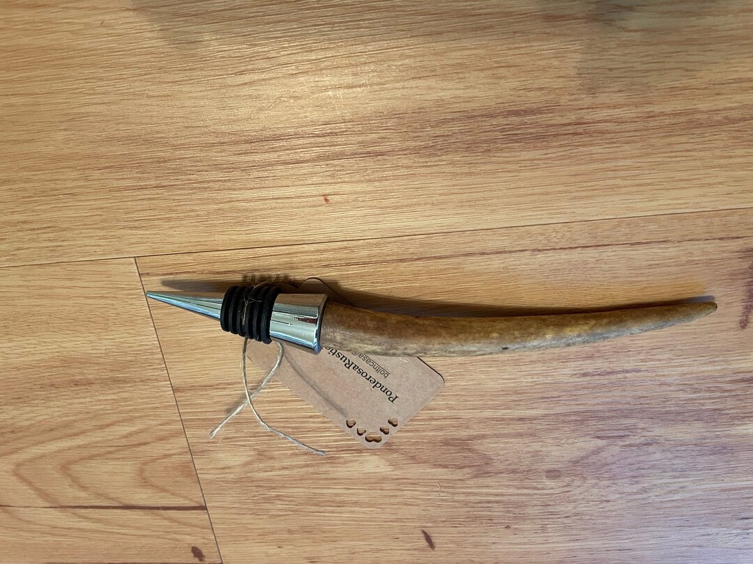 Antler Botella de vino Topper - Etsy España