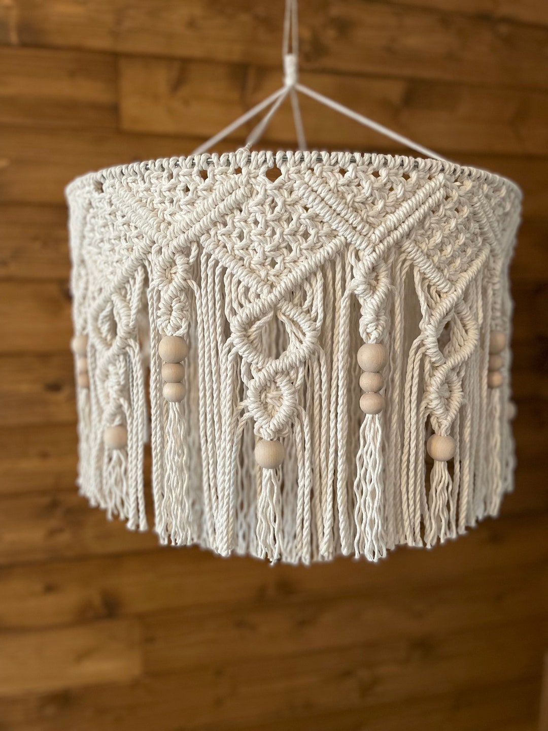 Macrame Lamp Shade, Lampshade, Diameter 50cm - Etsy