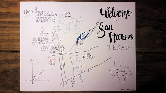 Welcome to San Marcos TX | Etsy
