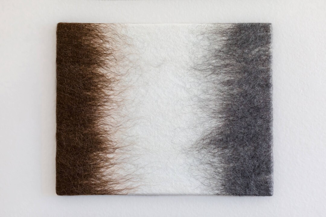 EARTH Felted Canvas / Wool Picture / Wool Canvas / Contemporary Art ...