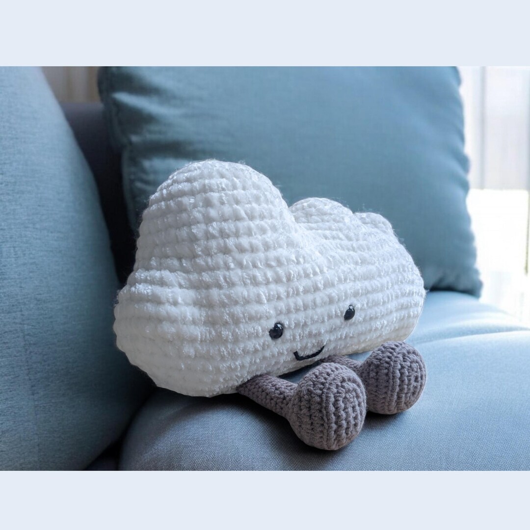 Crochet Cloud Pattern - With Crochet Chart Crochet Jellycat Pattern ...