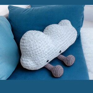 Crochet Cloud Pattern - With Crochet Chart Crochet Jellycat Pattern ...
