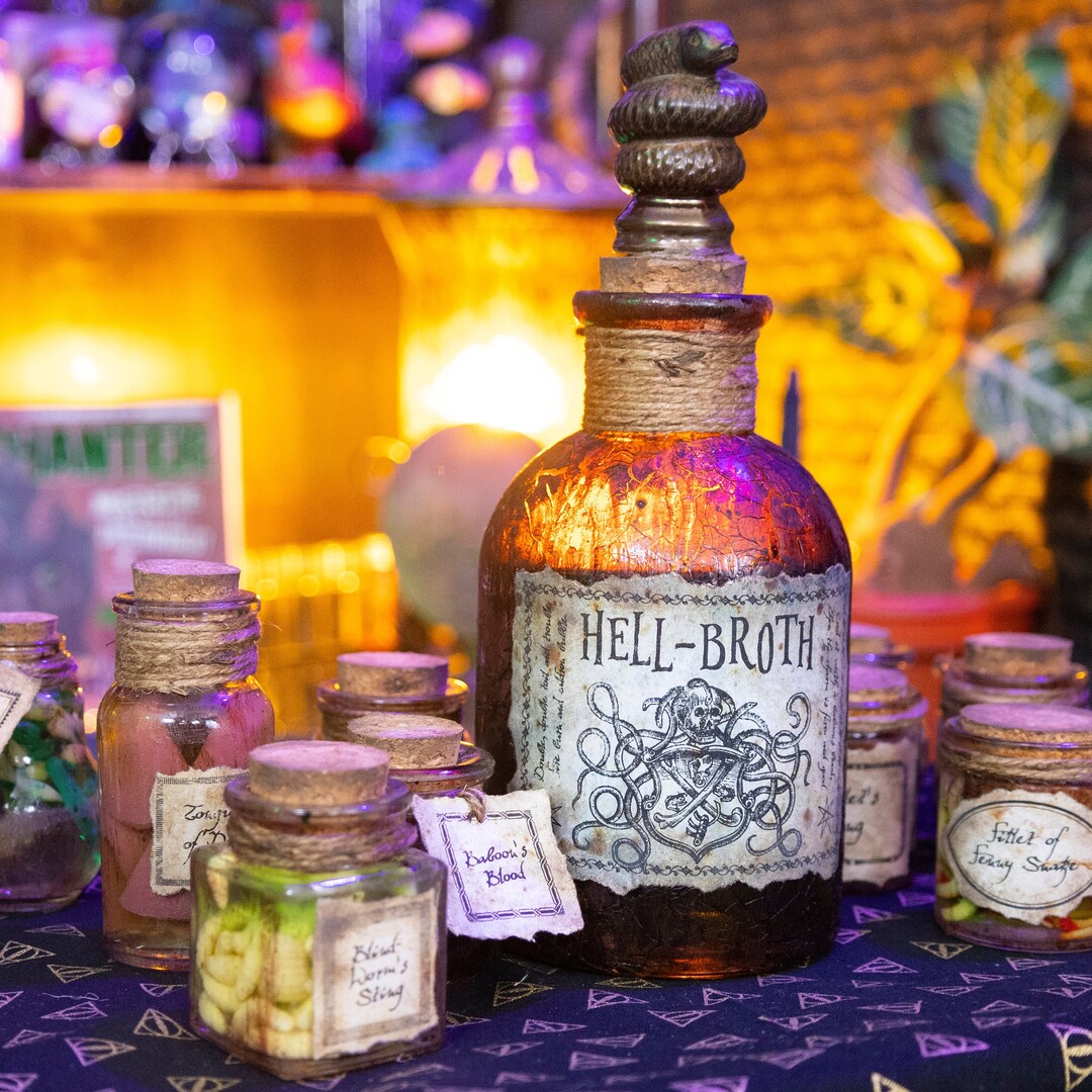 Hell-broth Potion Label Stickers - Etsy