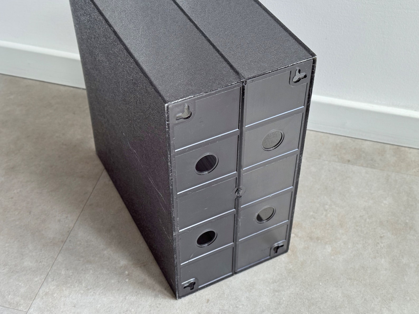 Space Age Vinyl Storage - Stand or Floating Shelf / Cabinet - Etsy
