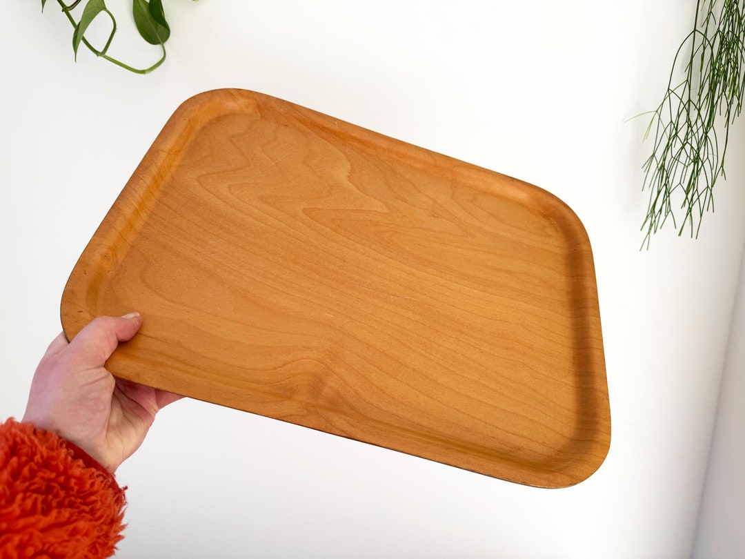 Mid Century Scandinavian Plywood Serving Tray - Etsy
