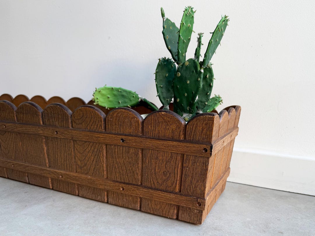 Large! Vintage Rectangular Plastic Planter by EMSA - Etsy