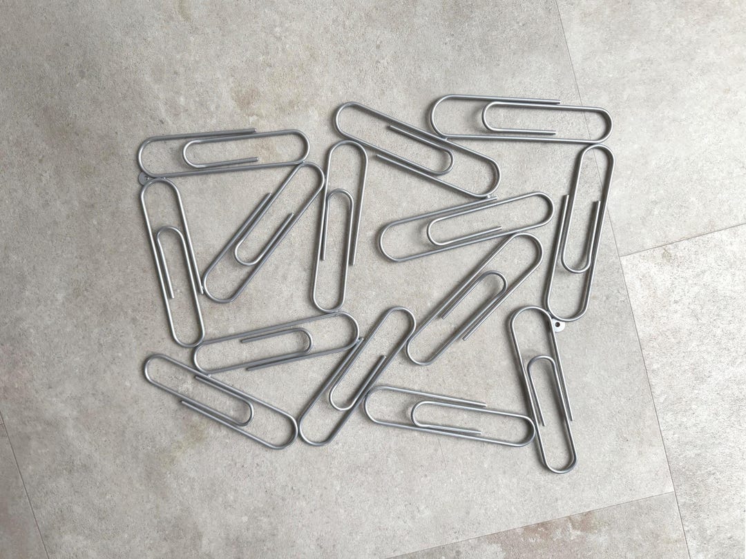 Vintage Gray Paperclip Wall Organizer - Etsy
