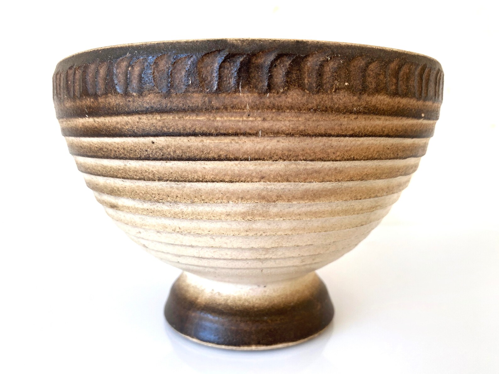 Vintage Ceramic Planter / Flower Pot, Trumpet, Diabolo, Mid Century - Etsy