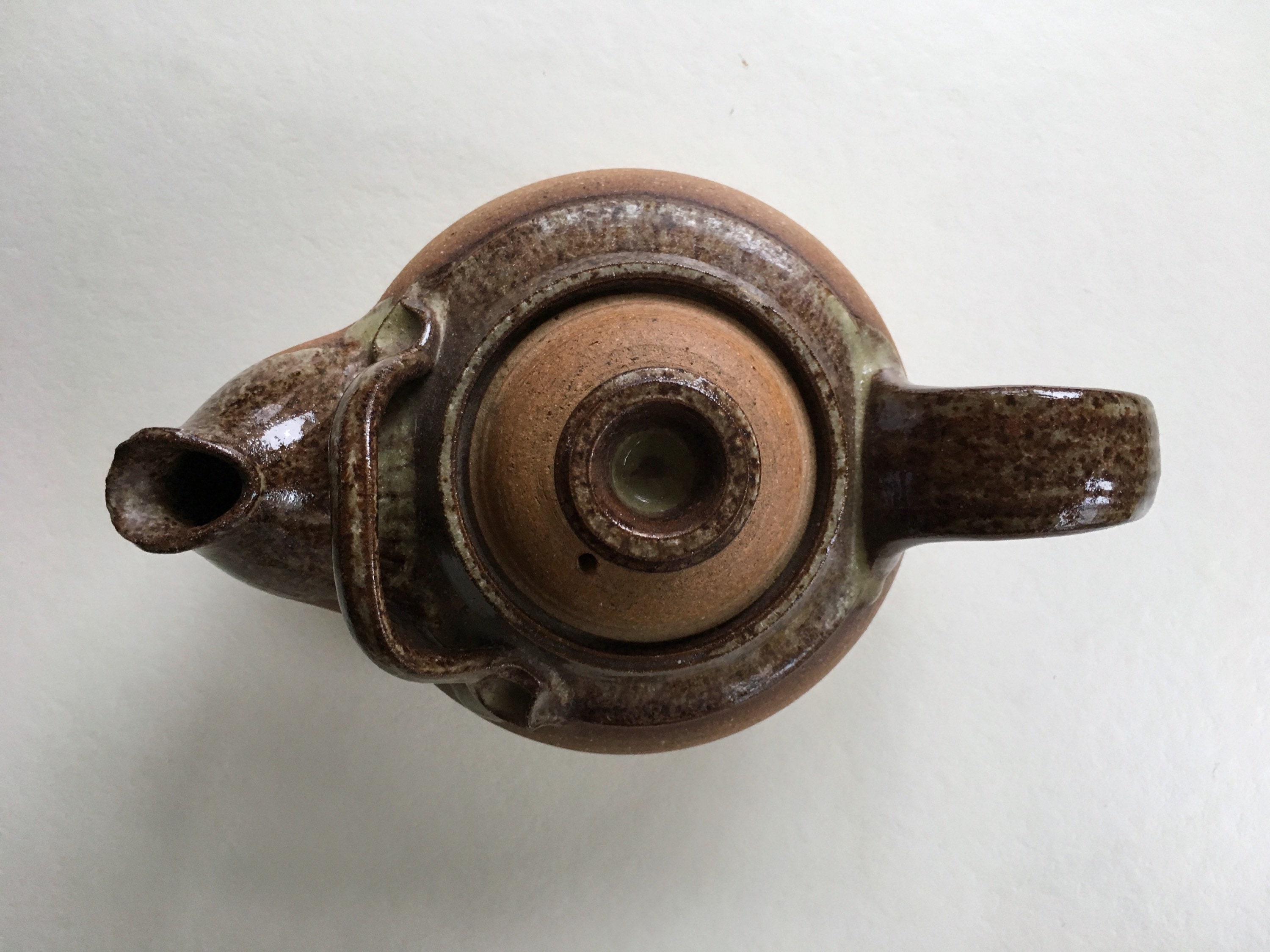 Vintage Glazed Sandstone Teapot Denmark Signed Ceramic Mid | Etsy