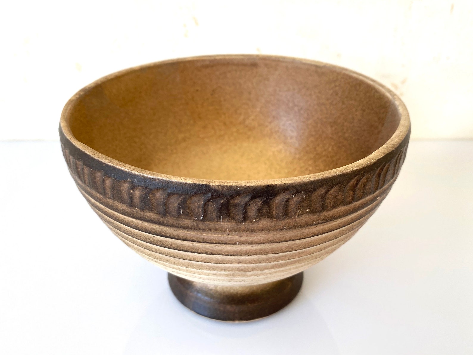 Vintage Ceramic Planter / Flower Pot, Trumpet, Diabolo, Mid Century - Etsy