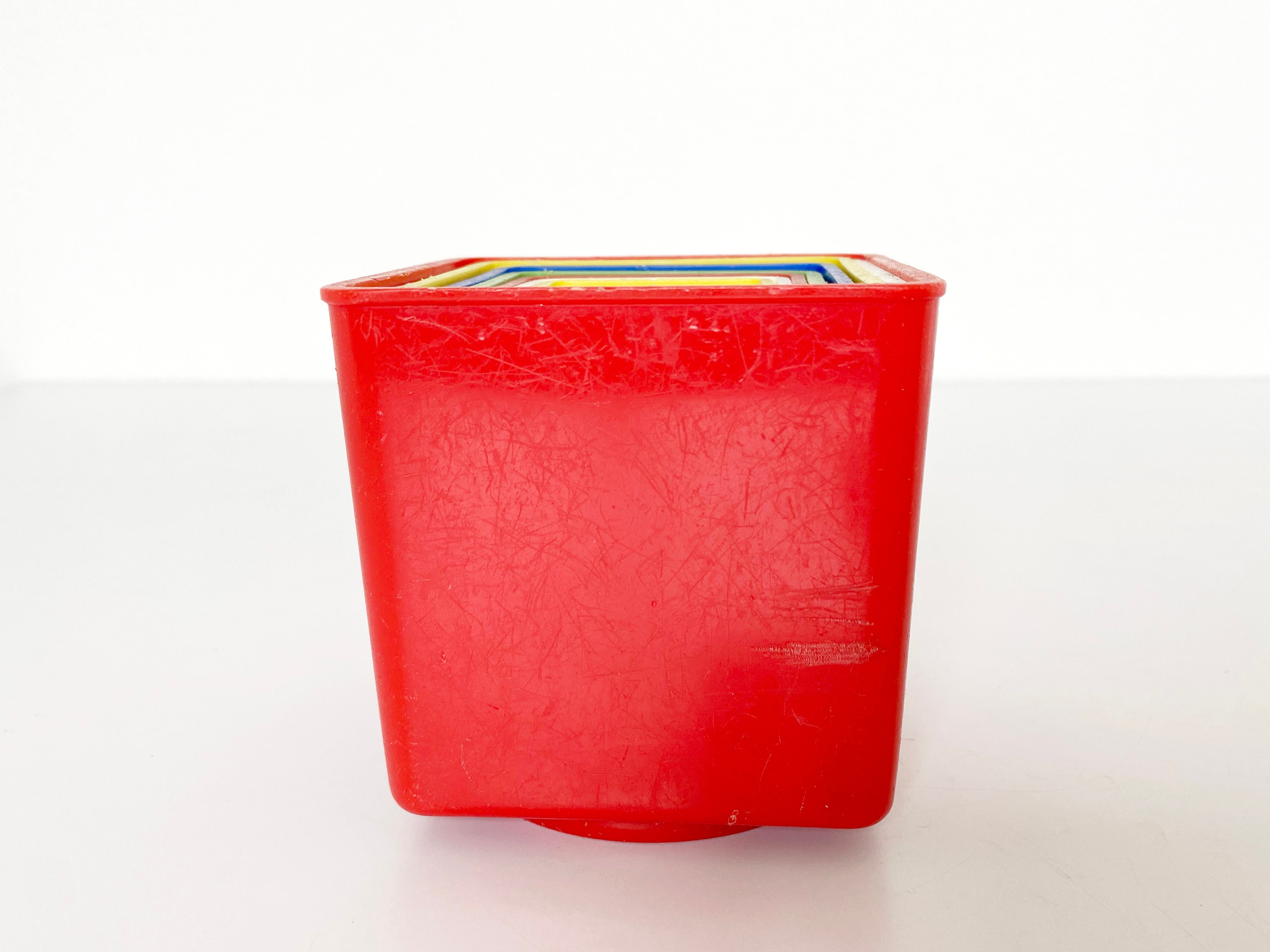 Vintage Stacking Tower Toy Plastic Stacking Cups Toy - Etsy