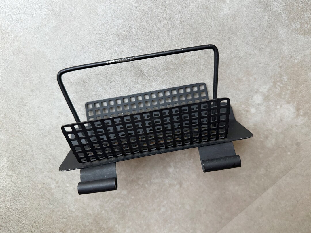Vintage Perforated Metal Letter Holder / Post Organizer - Etsy