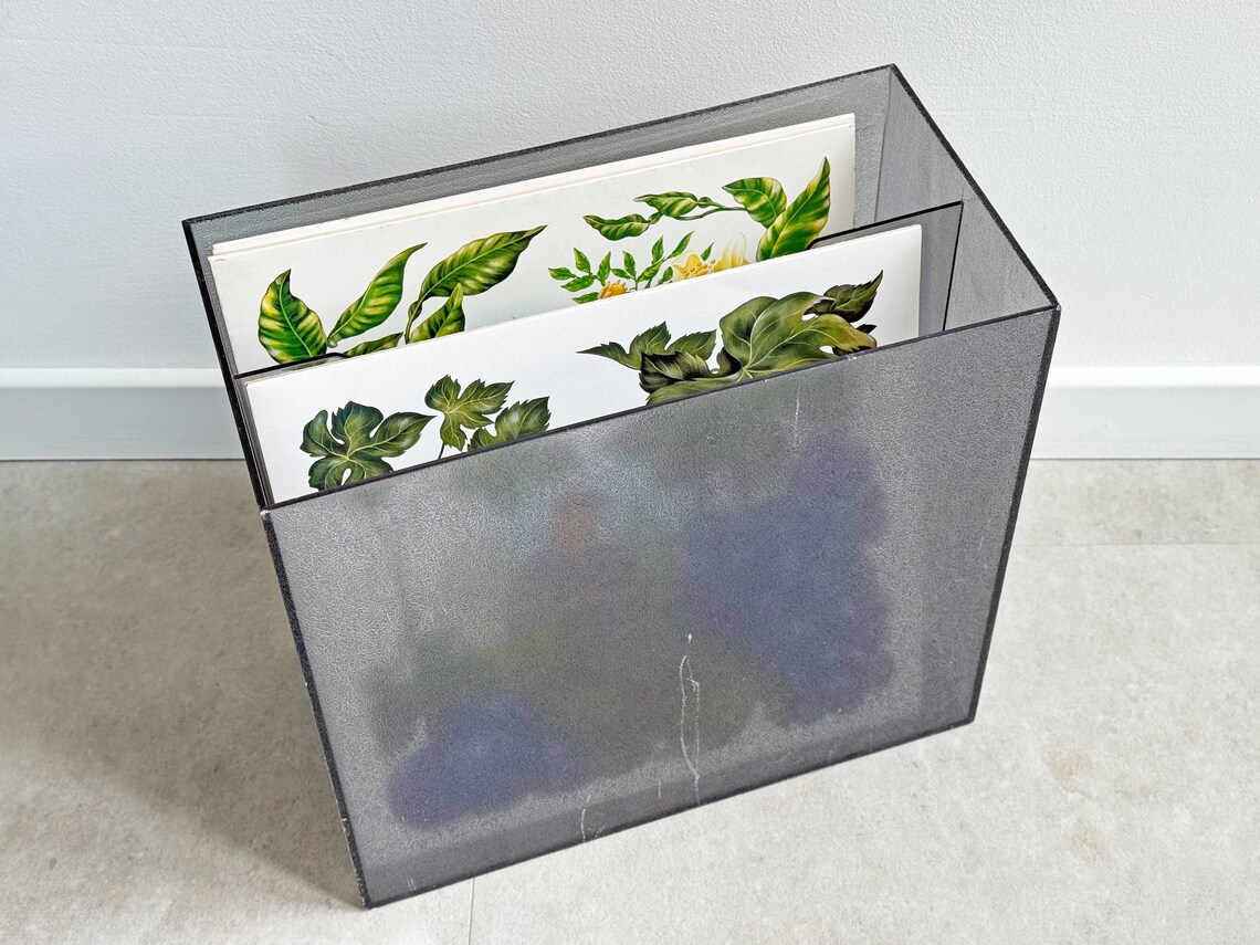 Space Age Vinyl Storage - Stand or Floating Shelf / Cabinet - Etsy