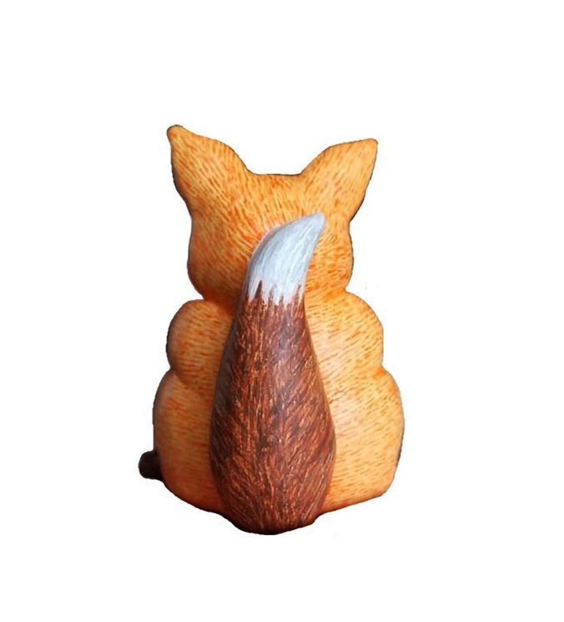 Fox Clay Figurine OOAK Clay Collectible Fox Sculpture Fox - Etsy