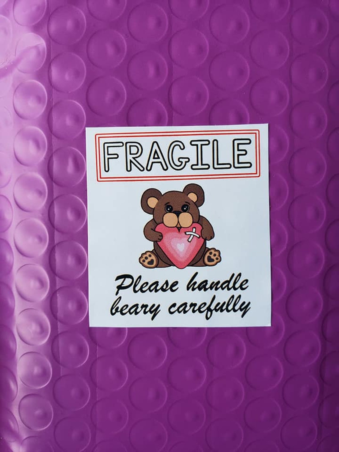 Fragile Stickers Packaging Stickers Punny Stickers Animal - Etsy