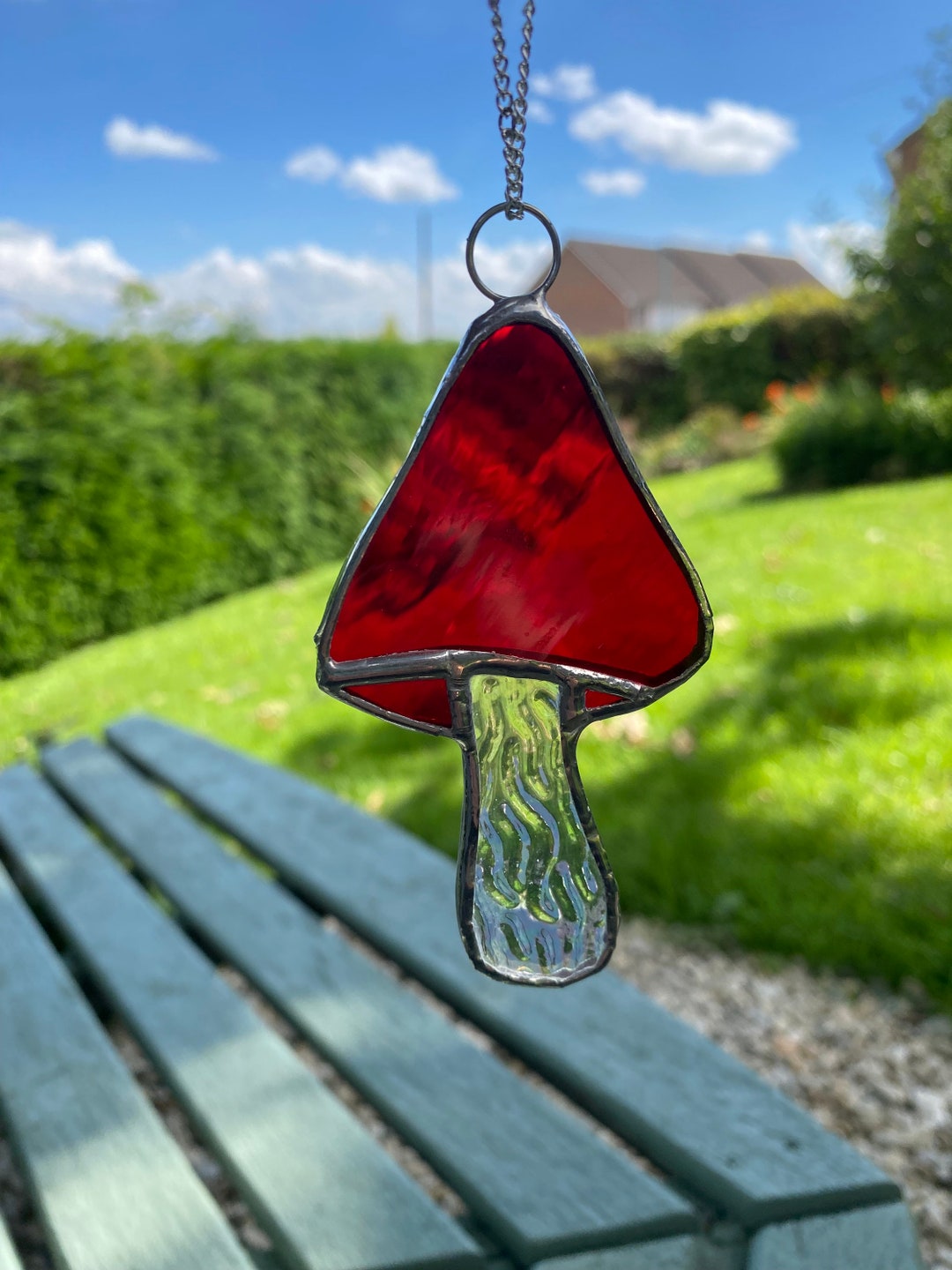 Stained Glass Toadstool - Etsy