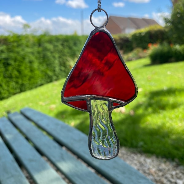 Stained Glass Toadstool - Etsy UK