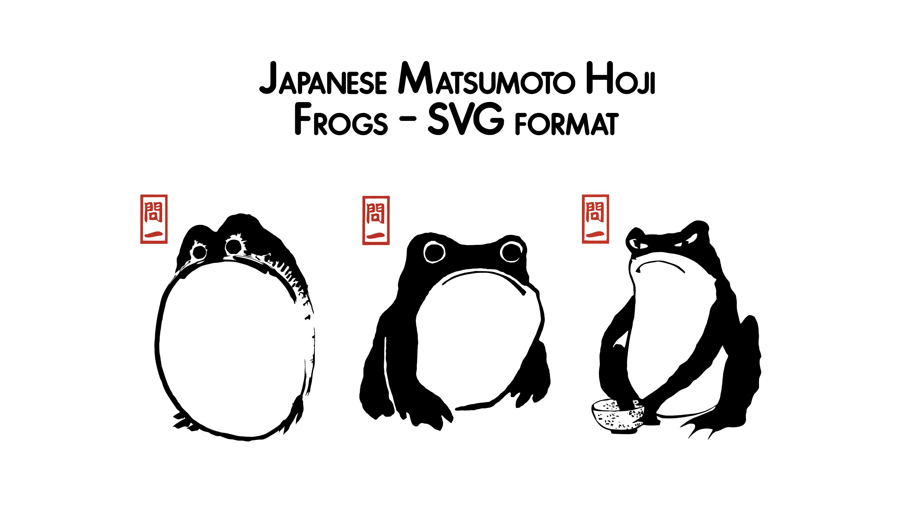 Japanese Matsumoto Hoji Frog Toad Set of 3 Vintage Frog - Etsy