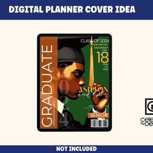Black Male Graduate 2026 | African American Clipart Bundle | Set of 6 ...