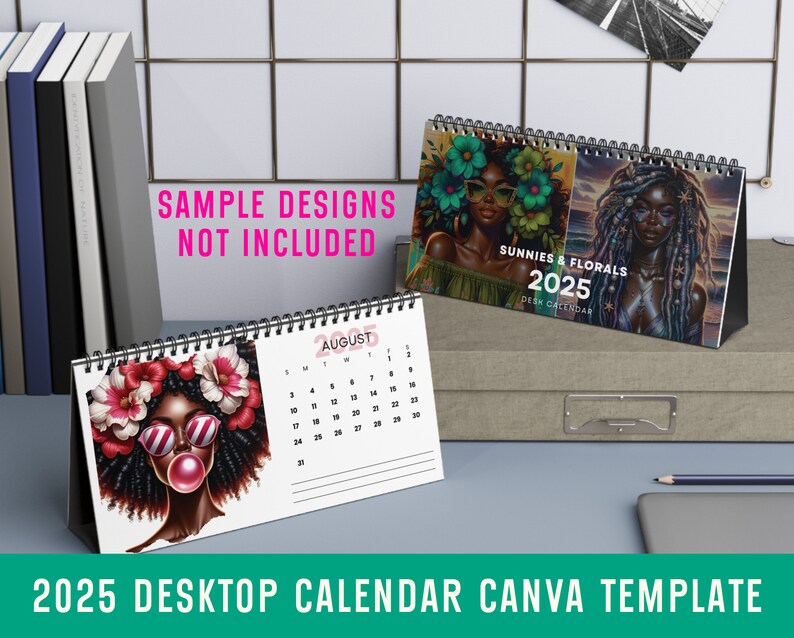 2025 Canva Calendar Template - Ready for Printify POD | Design Your Own ...