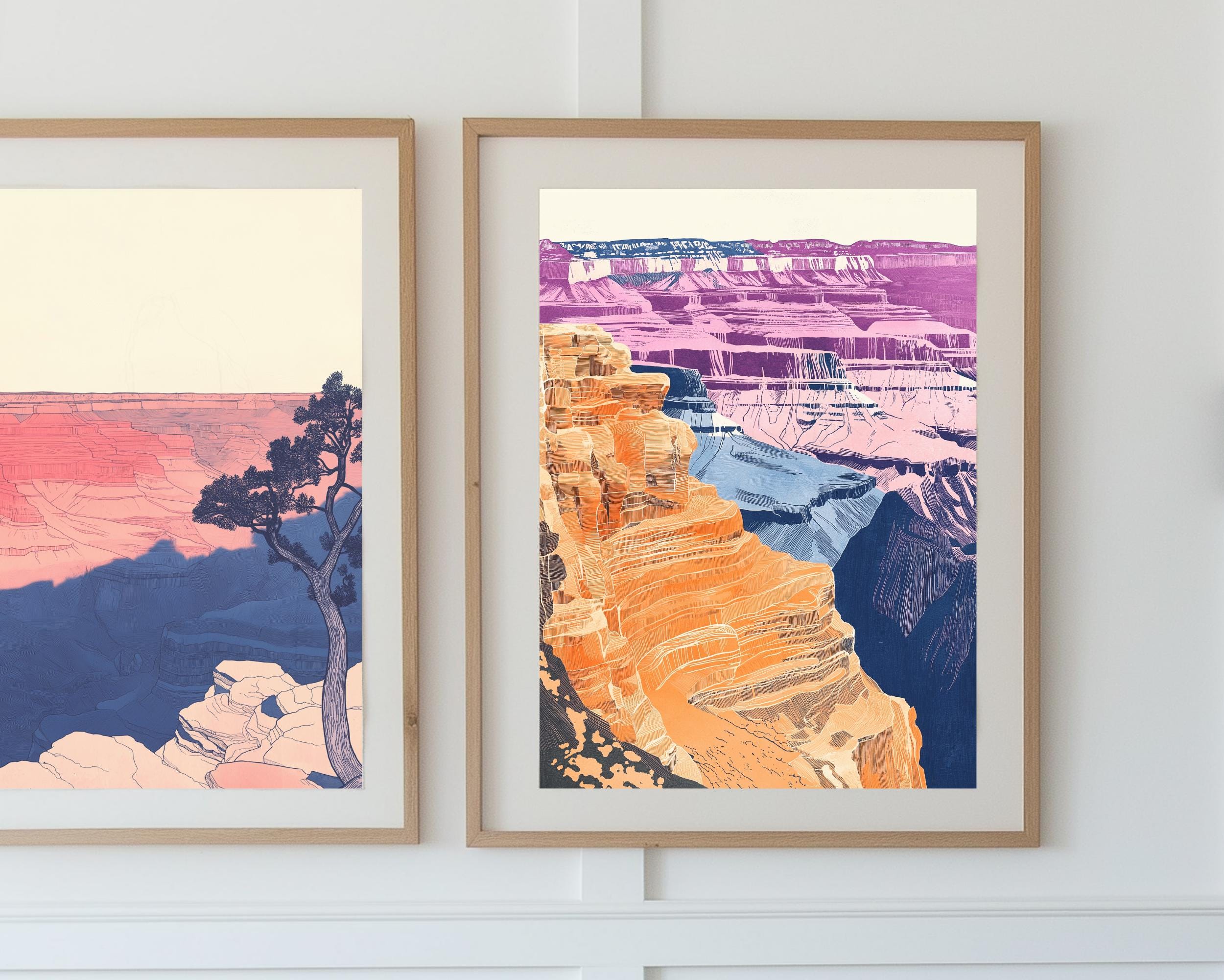 Grand Canyon National Park Poster, Digital Download Art Print, WPA ...