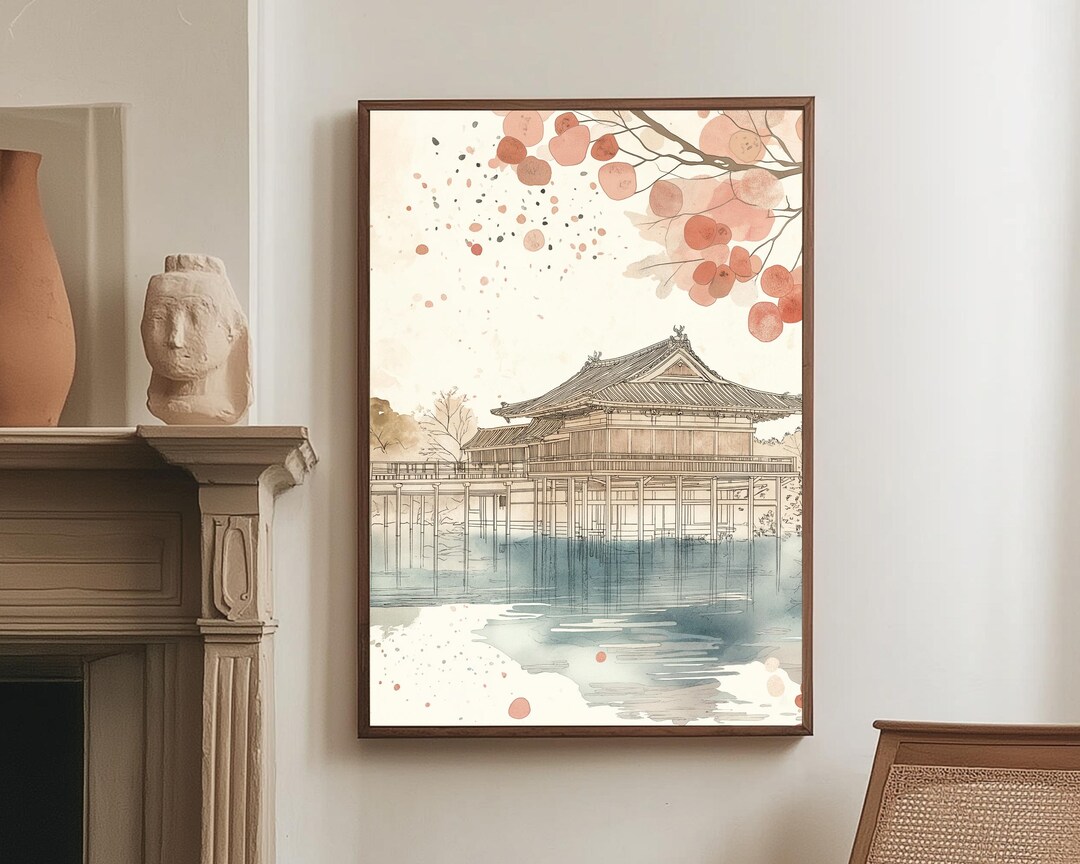Mid Century Modern Japan Travel Print Digital Art Download Japanese ...