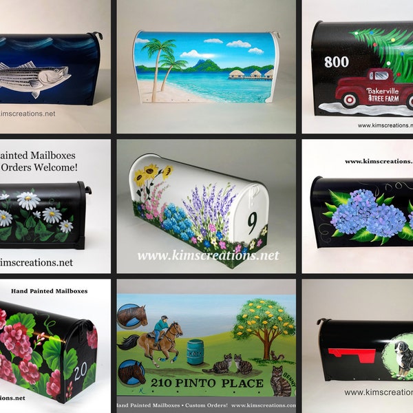 Pretty Mailboxes - Etsy